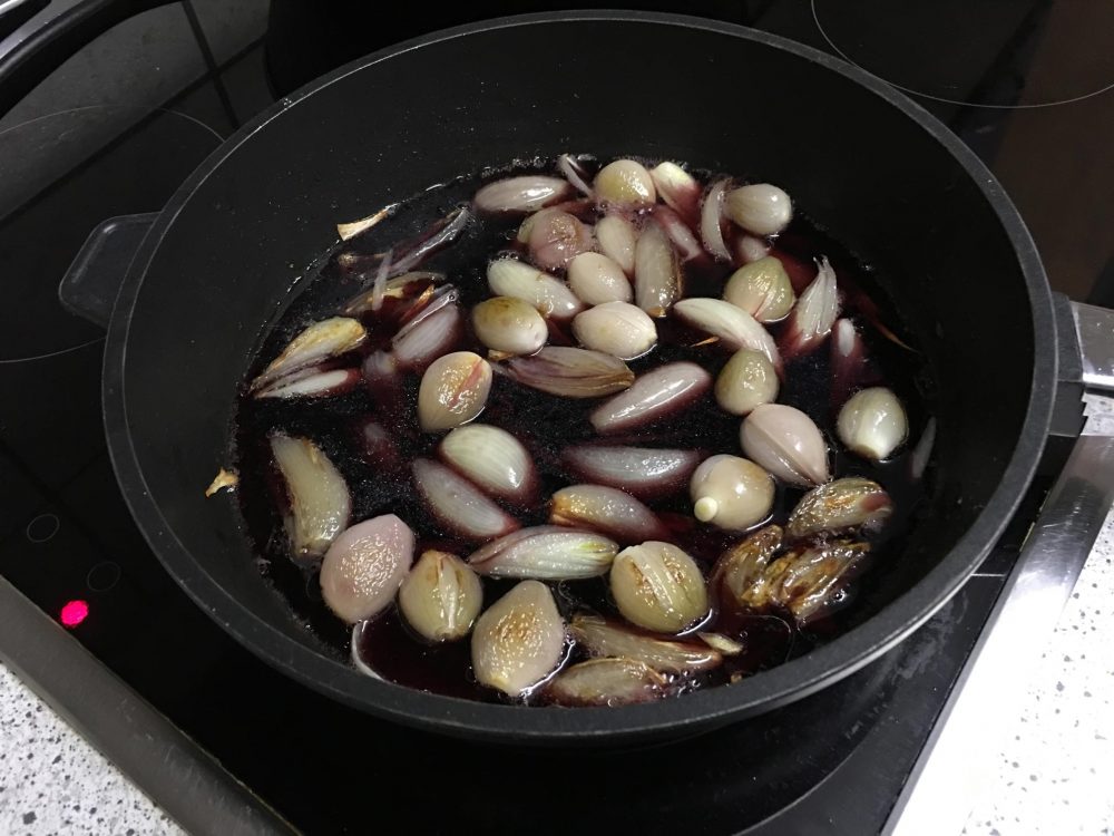 Rotweinschalotten Rezept | Schalotten in Rotwein Reduktion